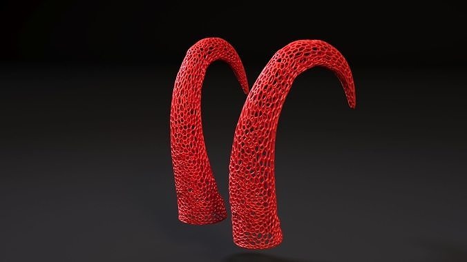 Horns 3D model 3D printable | CGTrader