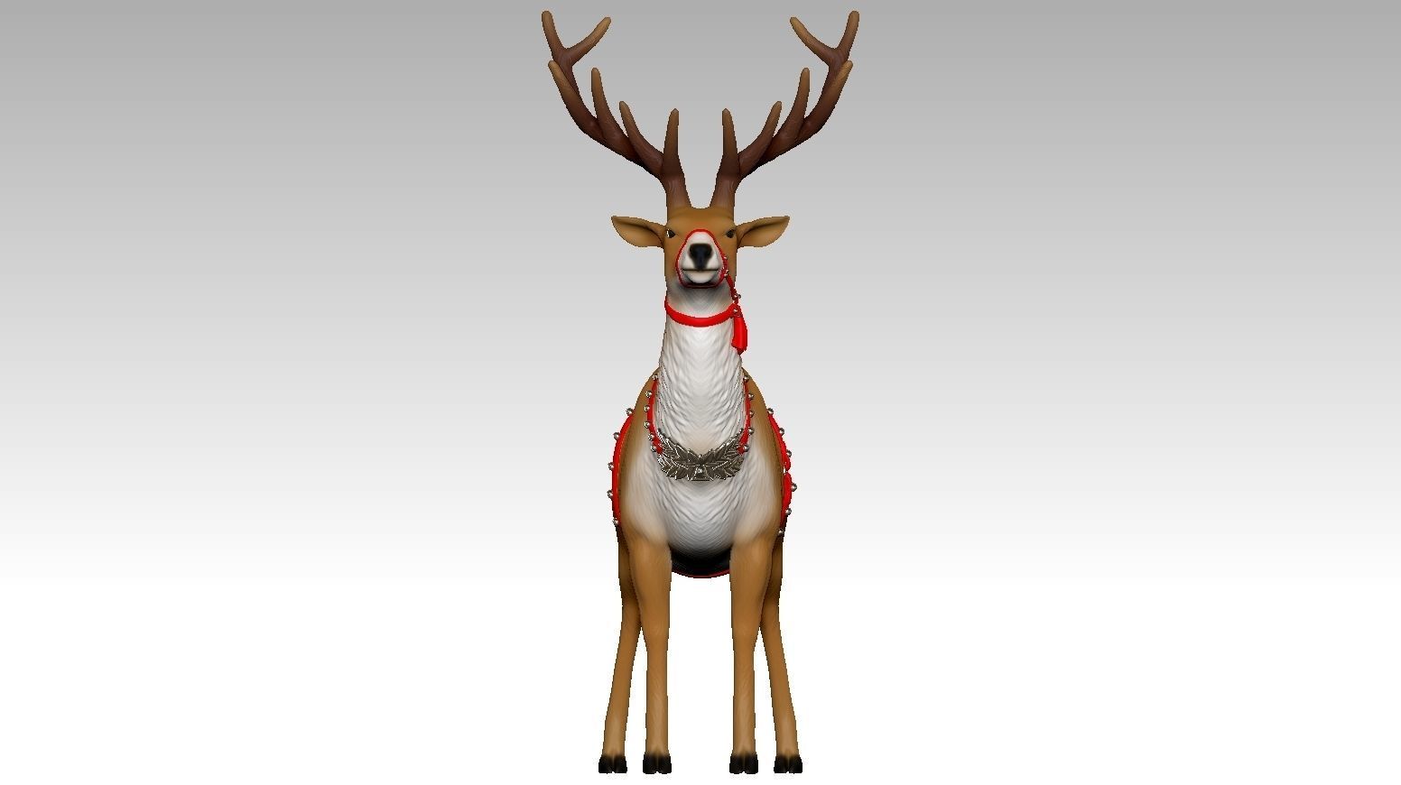 reindeer 3D model 3D printable | CGTrader
