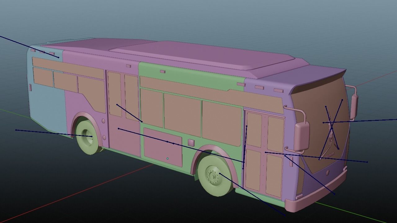 3D model Realistic City Bus VR / AR / low-poly | CGTrader
