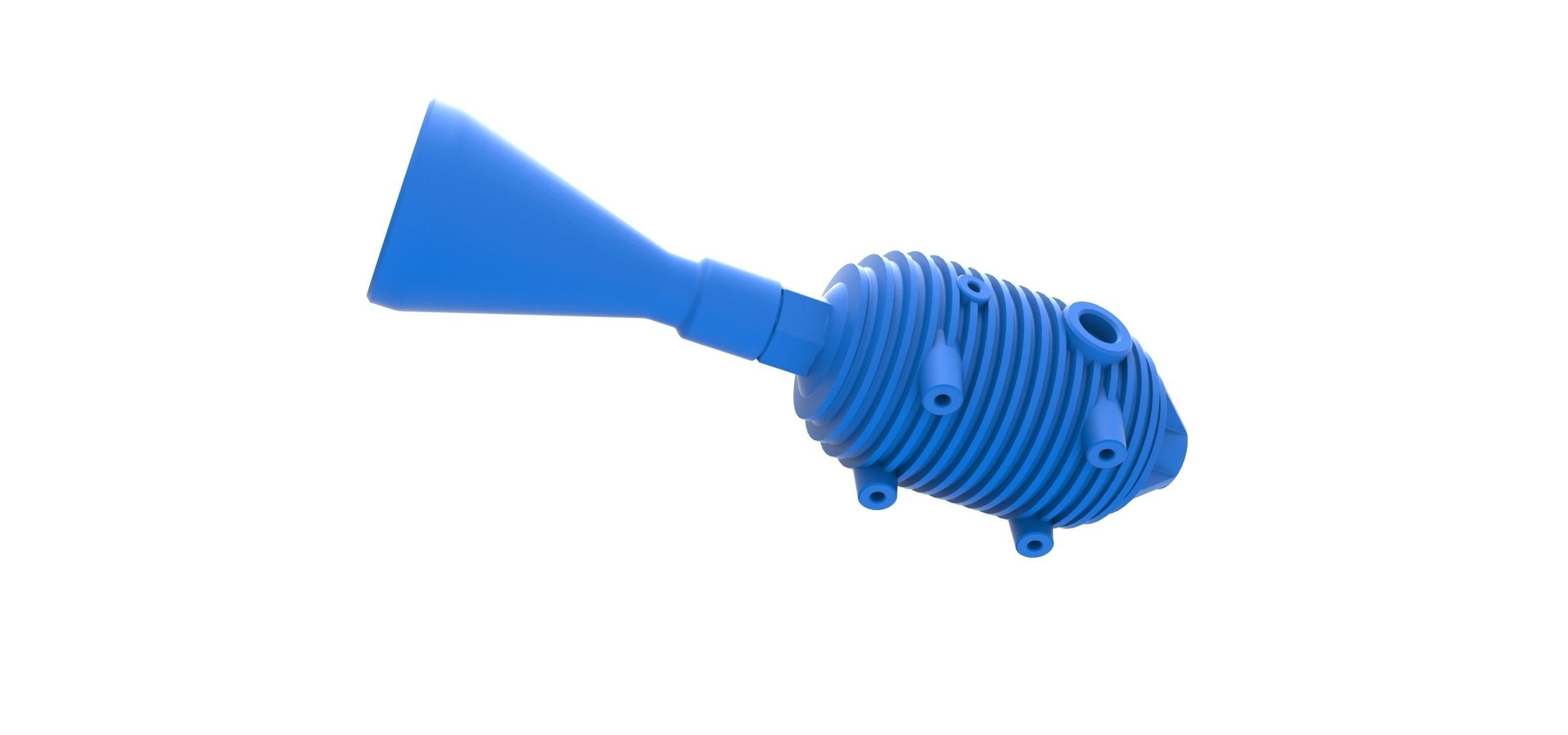 Diecast Turbonique thrust engine Scale 1 to 25 3D model 3D printable ...