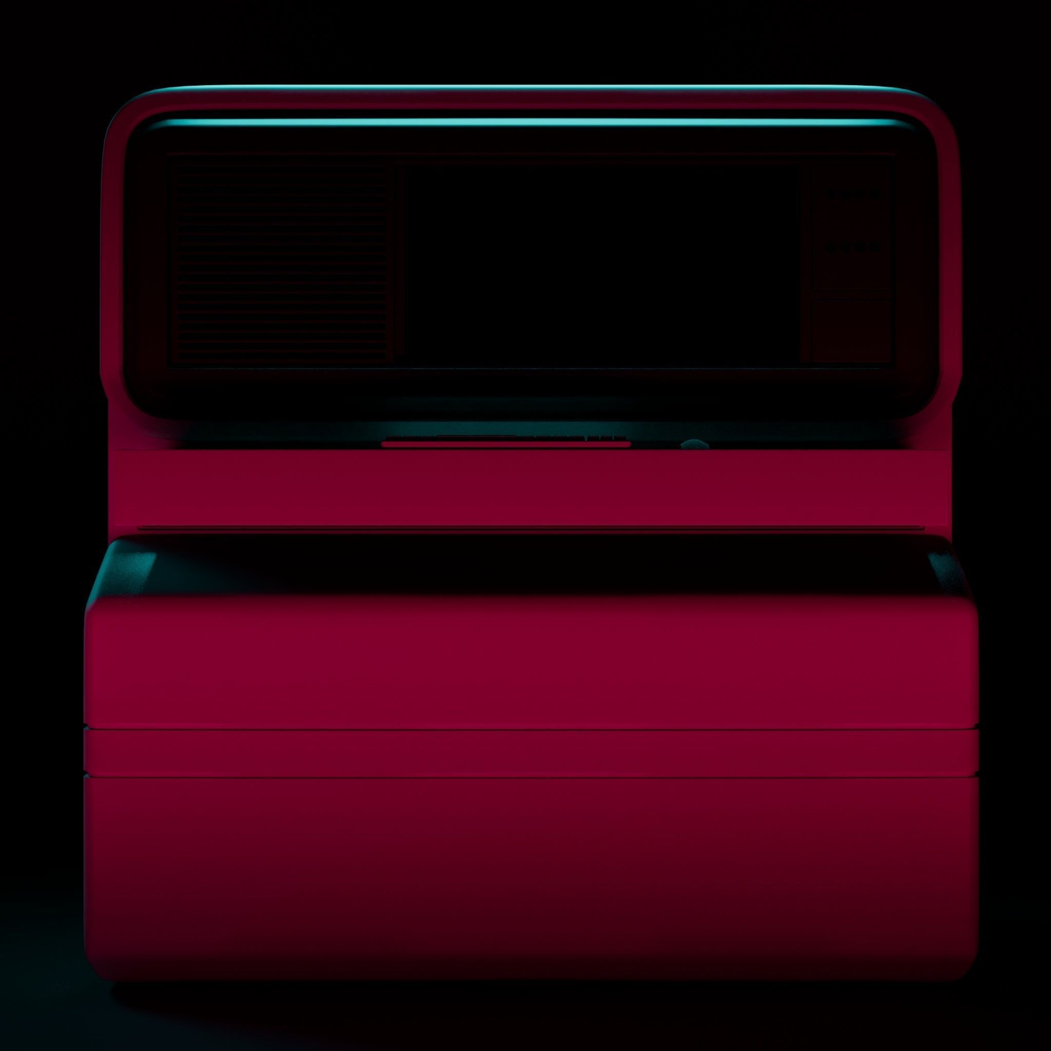 Retro-Futuristic Computer 3D model | CGTrader