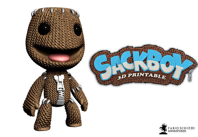 Sackboy Statue 3D model 3D printable | CGTrader