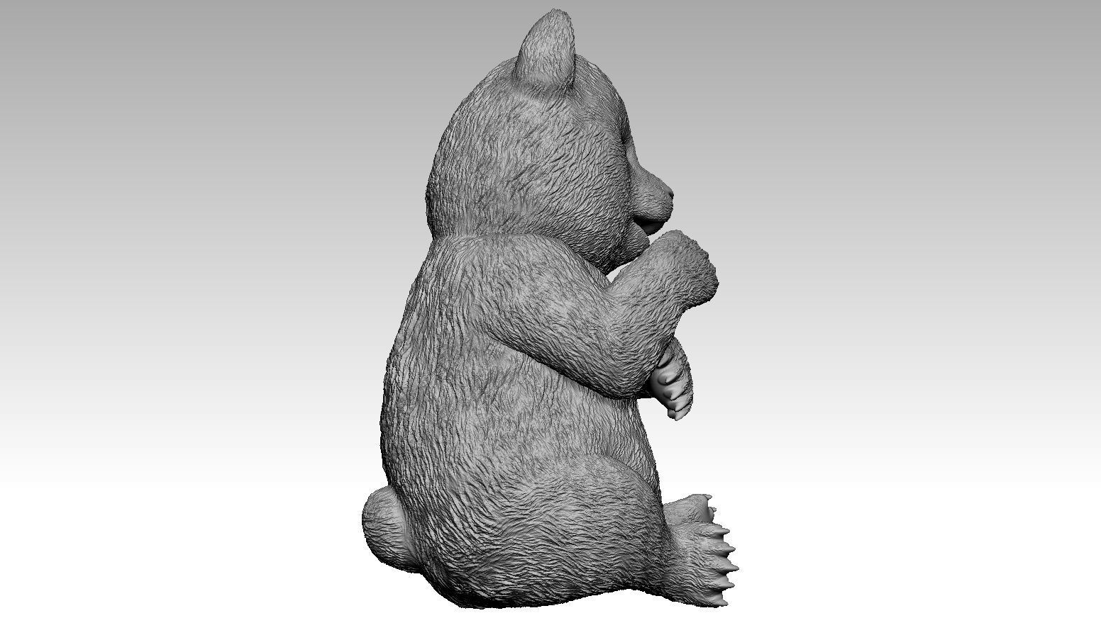 panda 3D model 3D printable | CGTrader