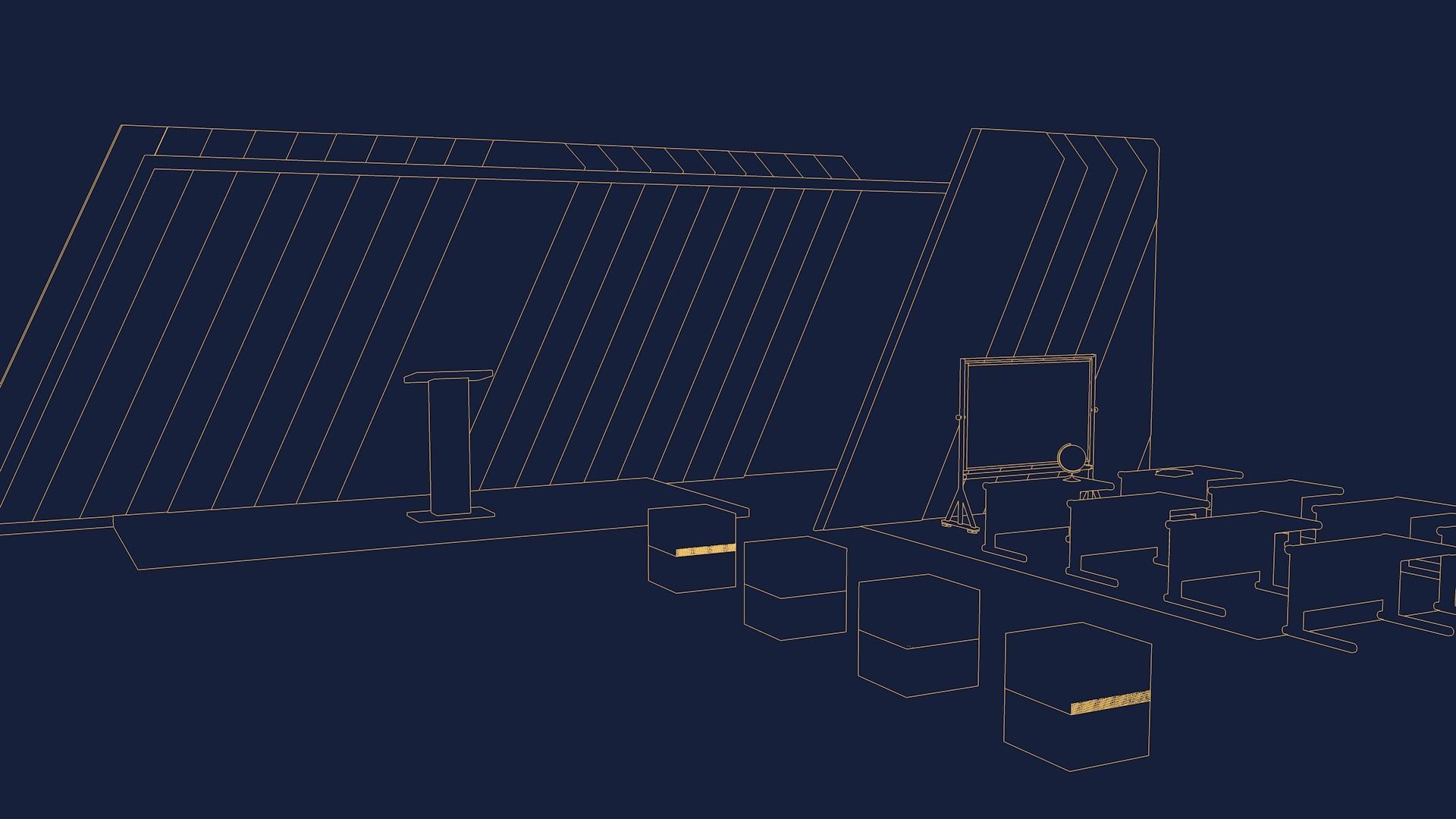 stage layout 3D model | CGTrader