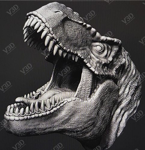 Jurassic Park diorama for 3d print - V3D 3D model 3D printable | CGTrader
