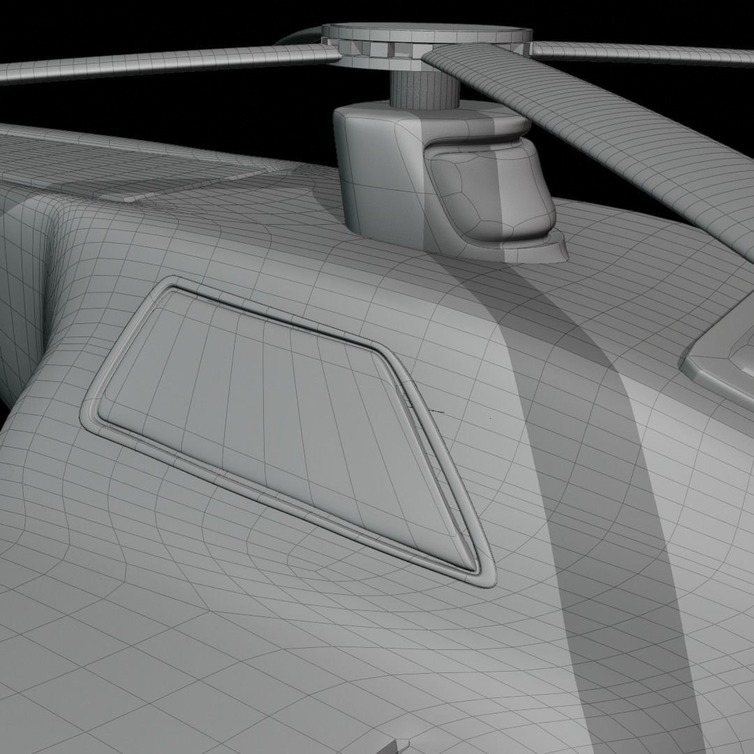 Sleek and Powerful 3D-Printable Helicopter Model 3D model 3D printable ...
