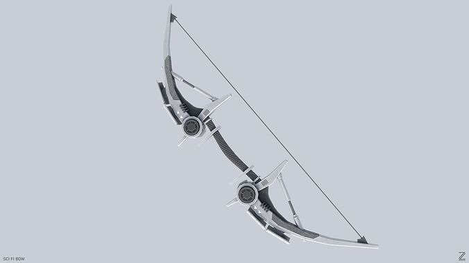 3D model Scifi bow VR / AR / low-poly | CGTrader