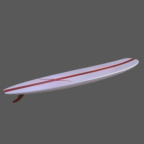 3D model Surfboard VR / AR / low-poly | CGTrader