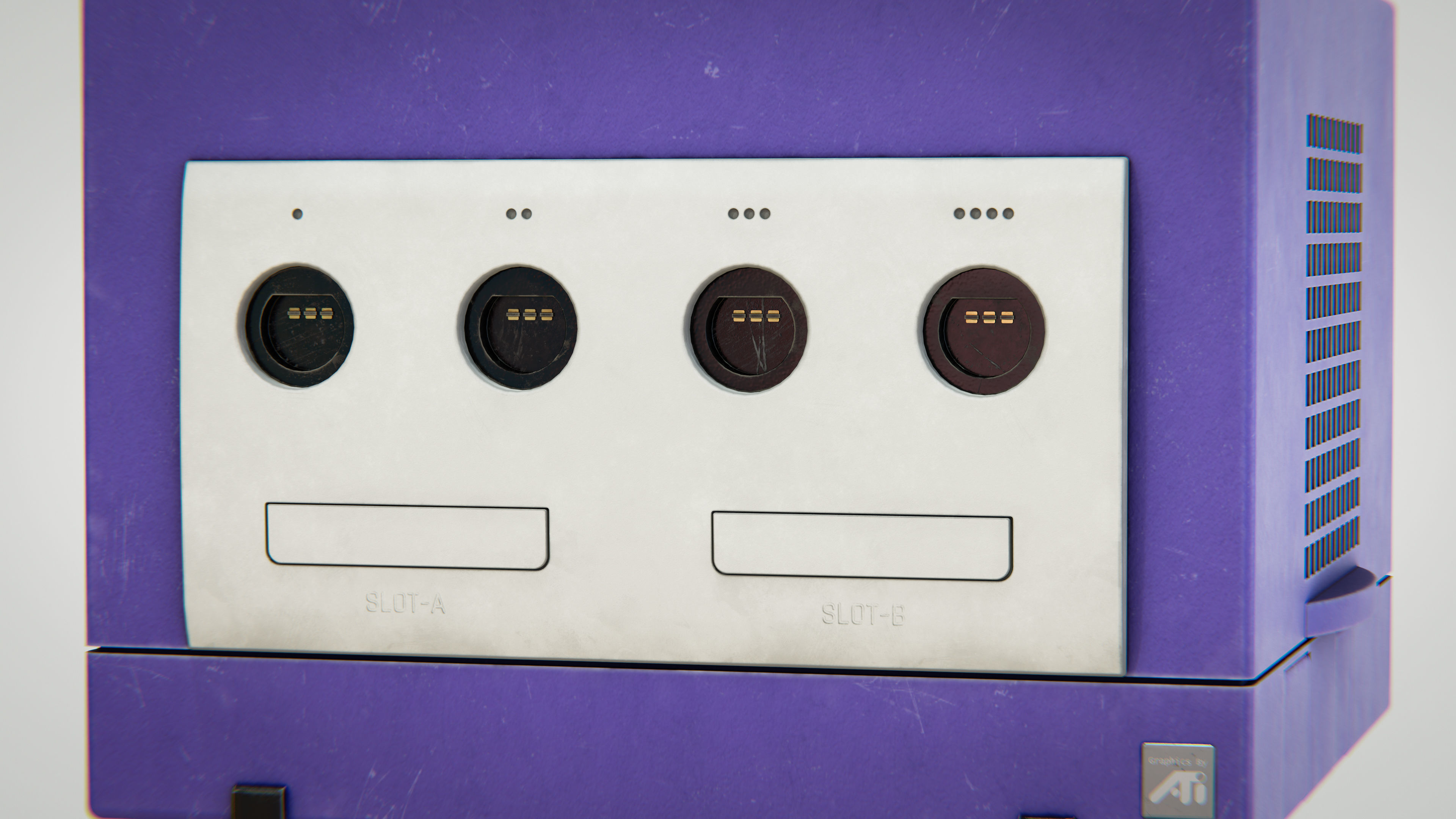 Nintendo GameCube Console Used and Refurbished 3D model | CGTrader