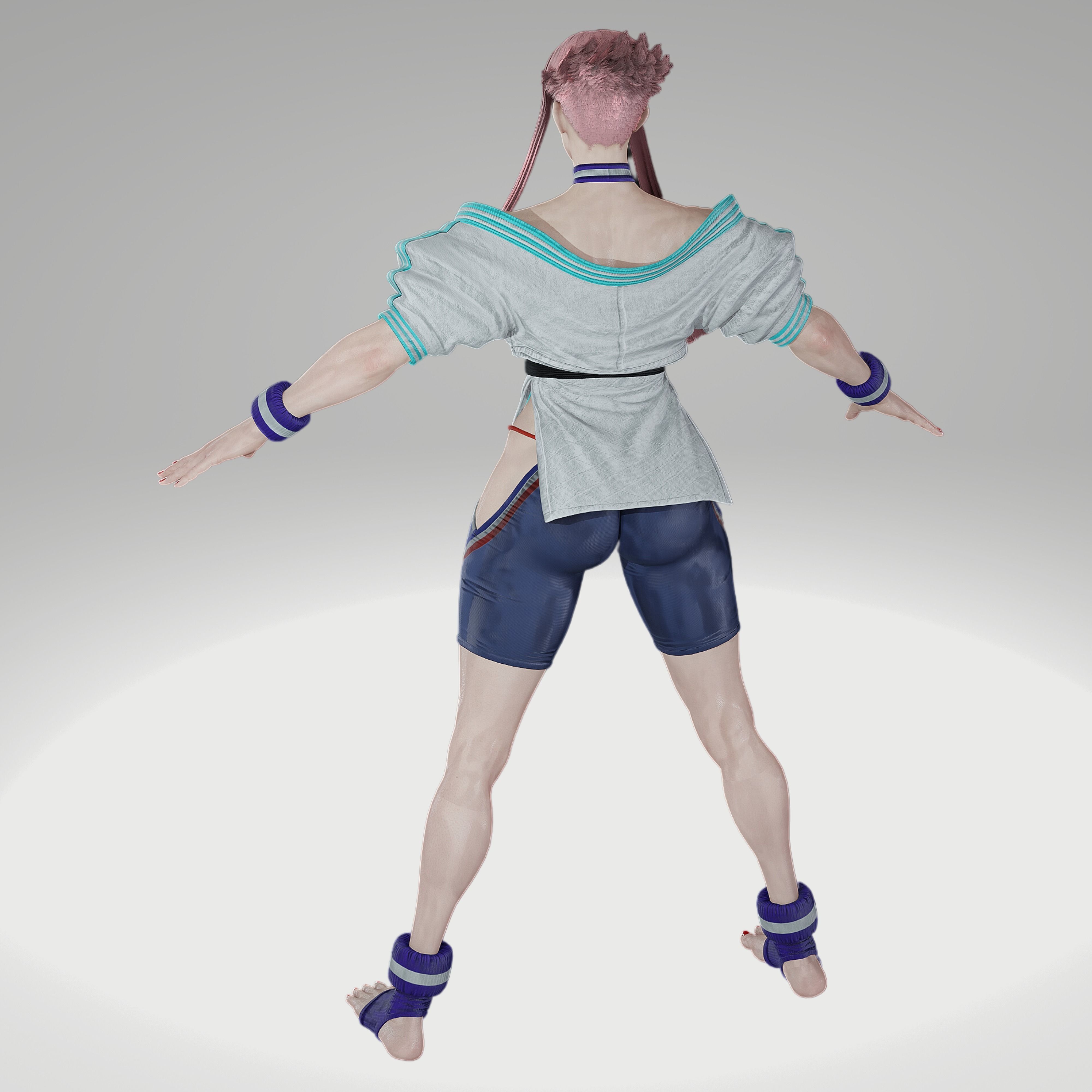 3D model Street Fighter VI - Manon S1 VR / AR / low-poly | CGTrader