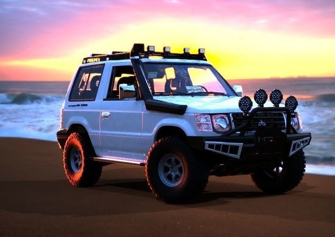 MITSUBISHI MONTERO DAKAR 2008 3D model | CGTrader