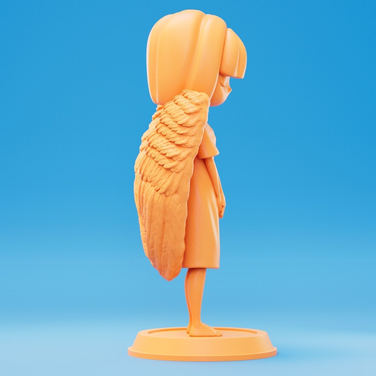 3D Printable Angel 3D model 3D printable | CGTrader