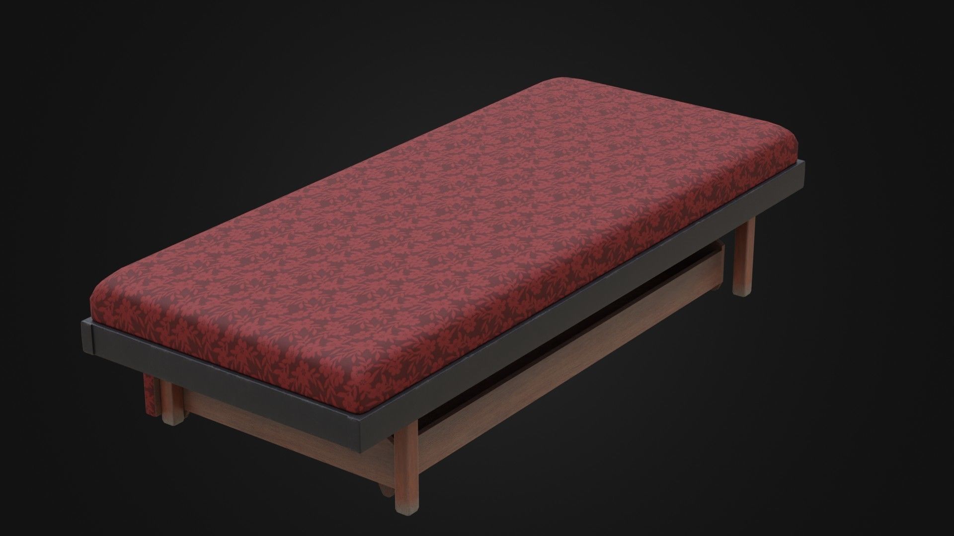 3D model Old worn soviet bed VR / AR / low-poly | CGTrader