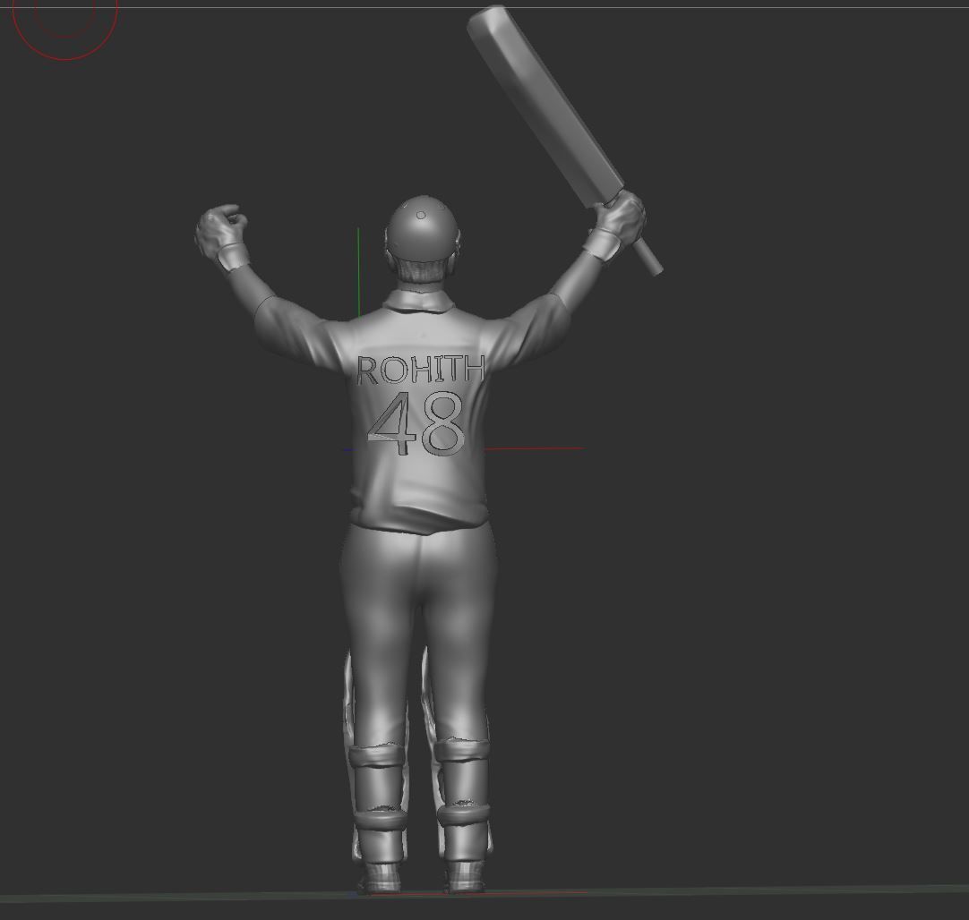 indian cricket player 3D model 3D printable | CGTrader