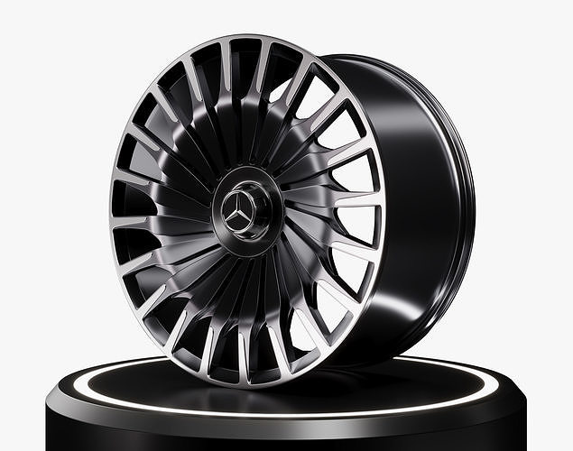 Mercedes-Benz Rim 3D model | CGTrader