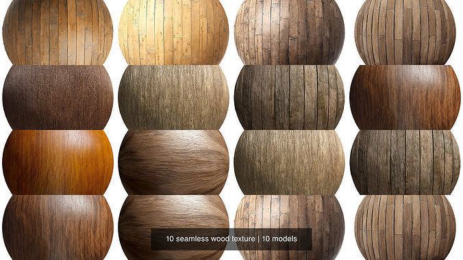 3D Model Collection 10 seamless wood texture VR / AR / low-poly | CGTrader