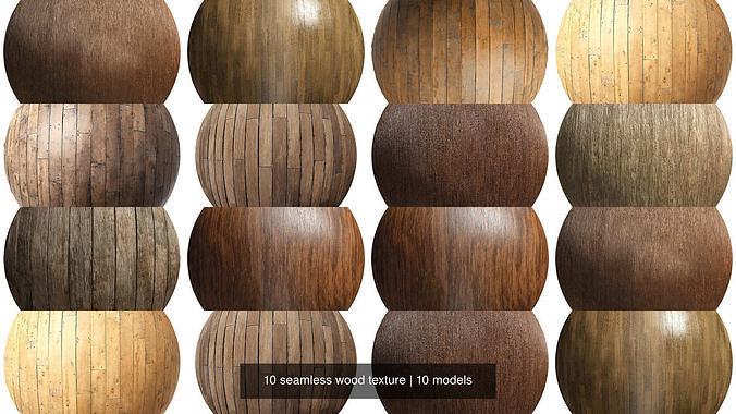 3D Model Collection 10 seamless wood texture VR / AR / low-poly | CGTrader