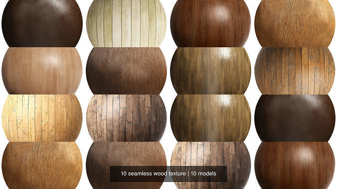 3D Model Collection 10 seamless wood texture VR / AR / low-poly | CGTrader