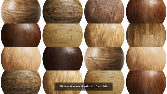 3D Model Collection 10 seamless wood texture VR / AR / low-poly | CGTrader