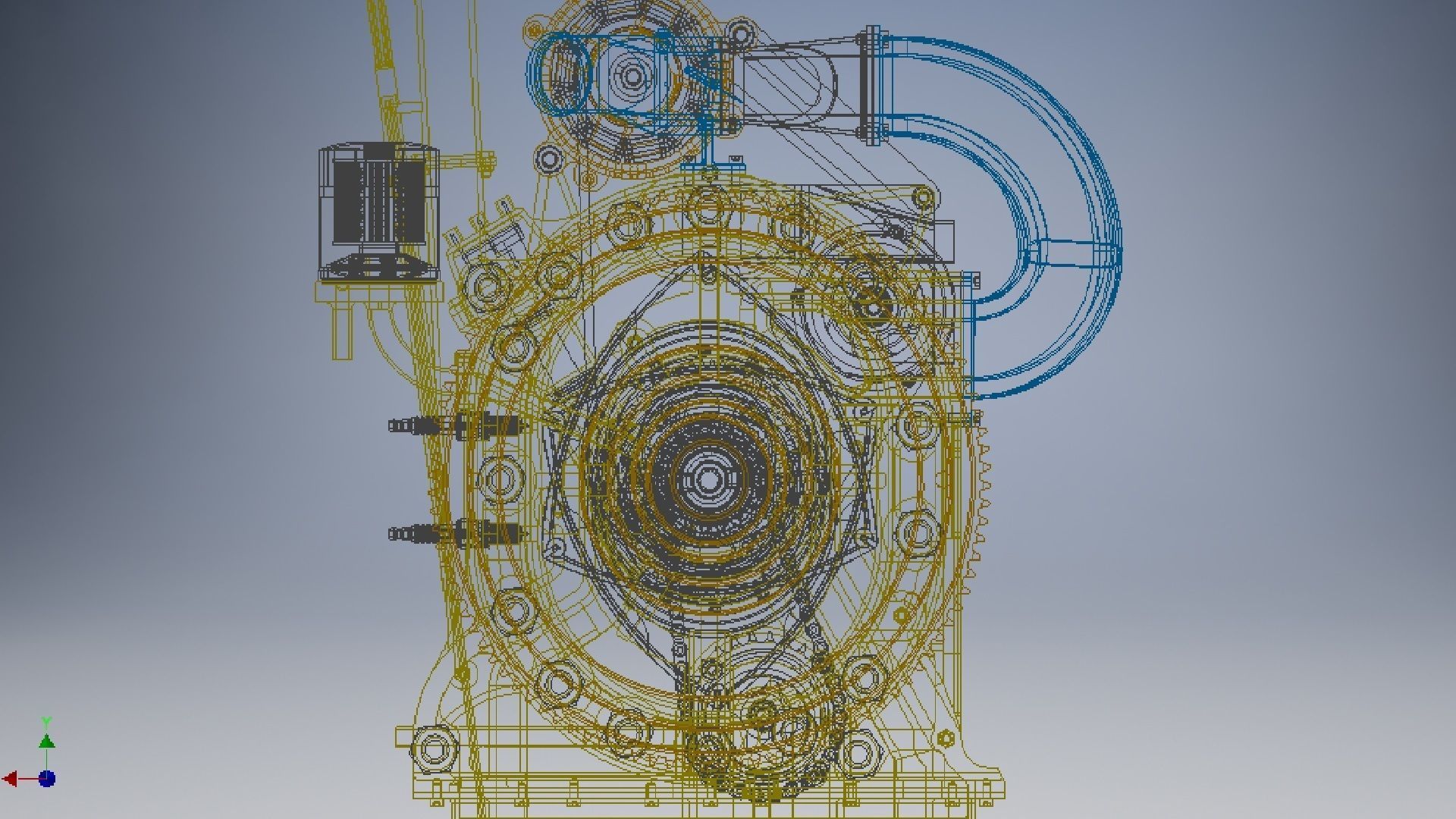 Wankel Engine 3d model 3D model | CGTrader