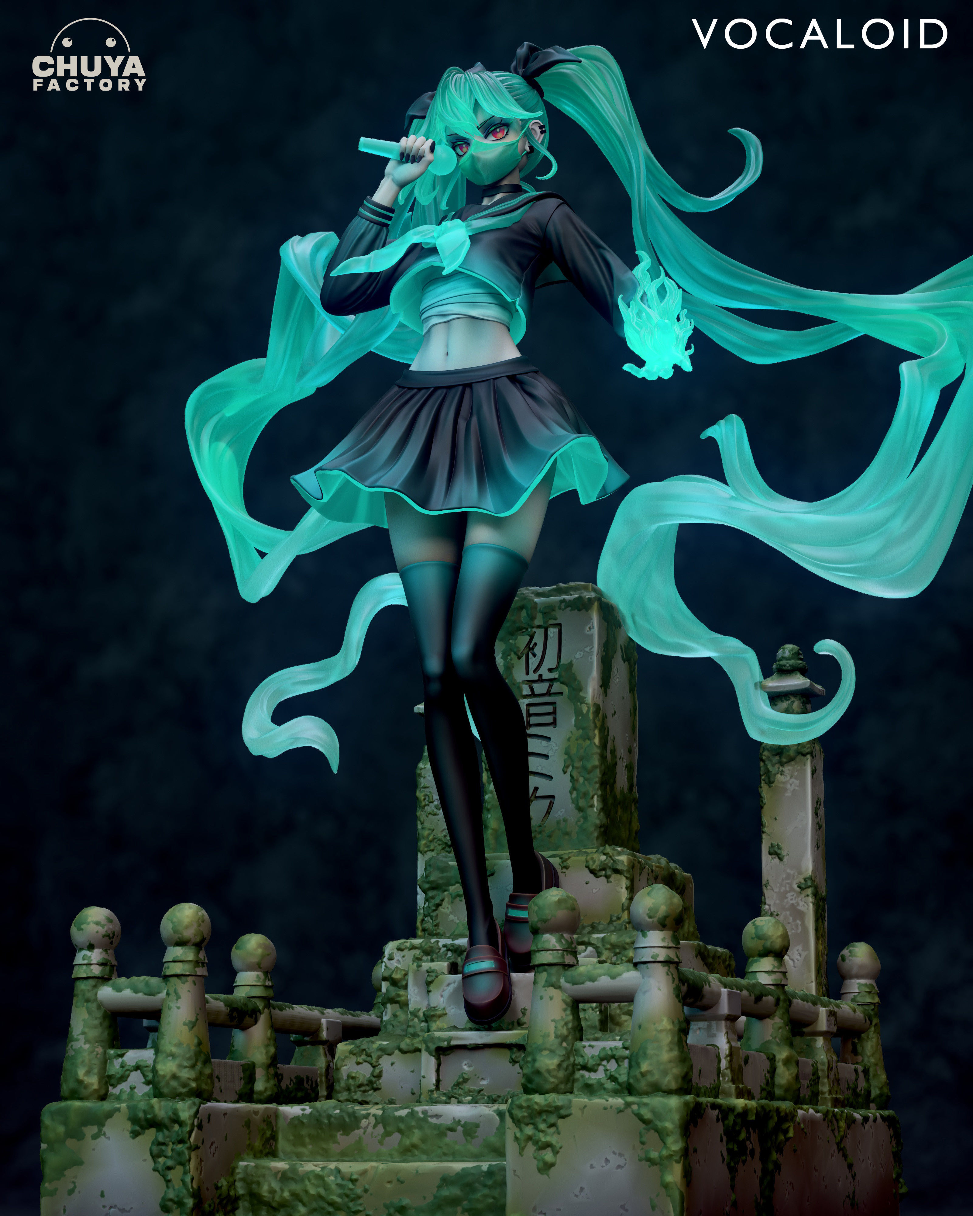 Hatsune Miku 3D model 3D printable | CGTrader