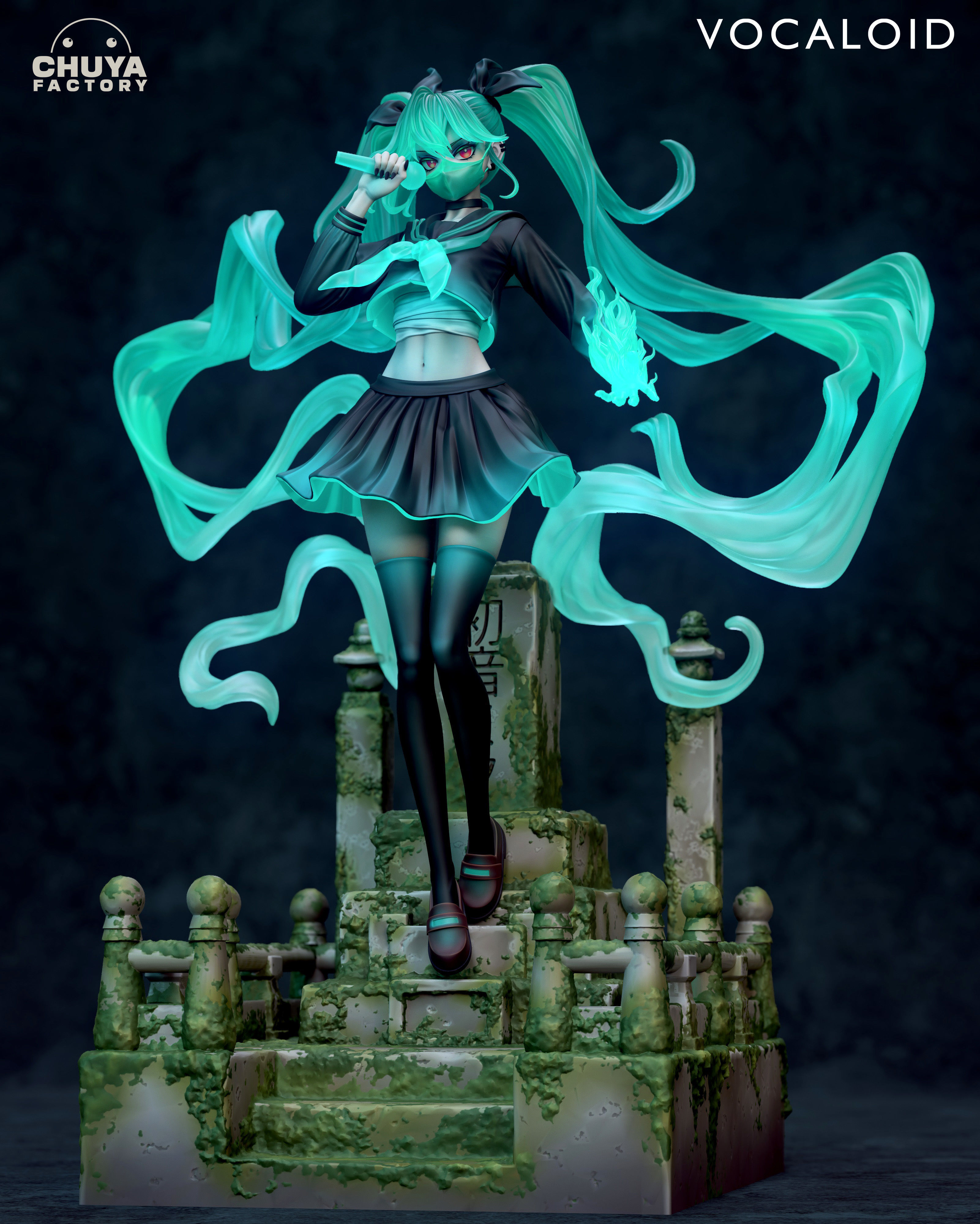 Hatsune Miku 3D model 3D printable | CGTrader