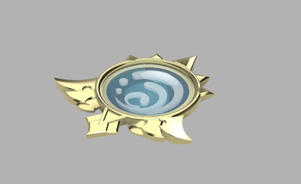 Genshin Impact Mondstadt Vision with elements 3D model 3D printable ...