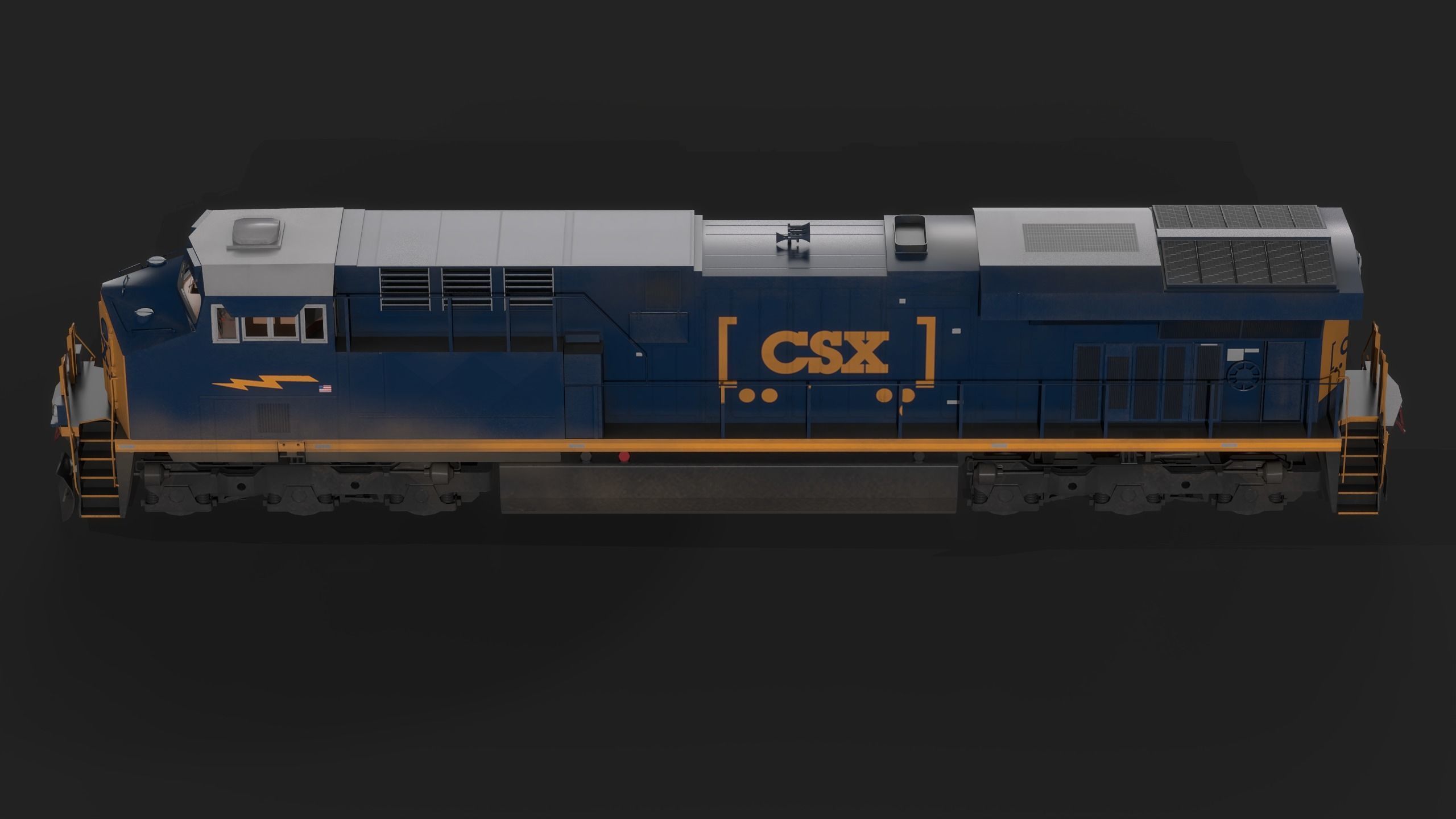 ES44AC free VR / AR / low-poly 3D model | CGTrader