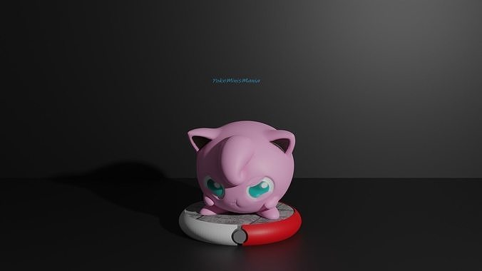 Jigglypuff pokemon 3D print model 3D model 3D printable | CGTrader