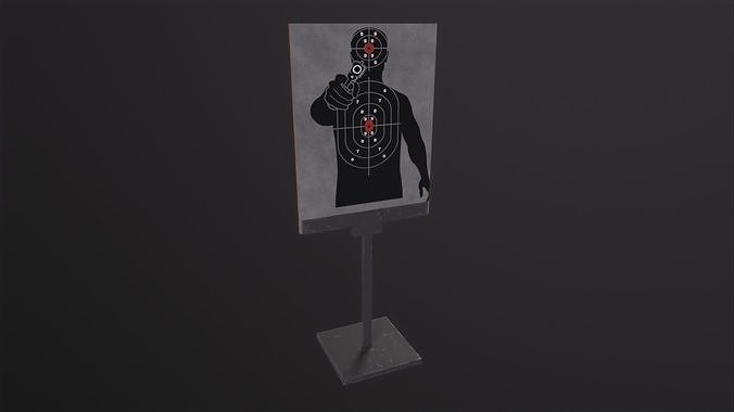 3D model Falling Target 3D Model VR / AR / low-poly | CGTrader