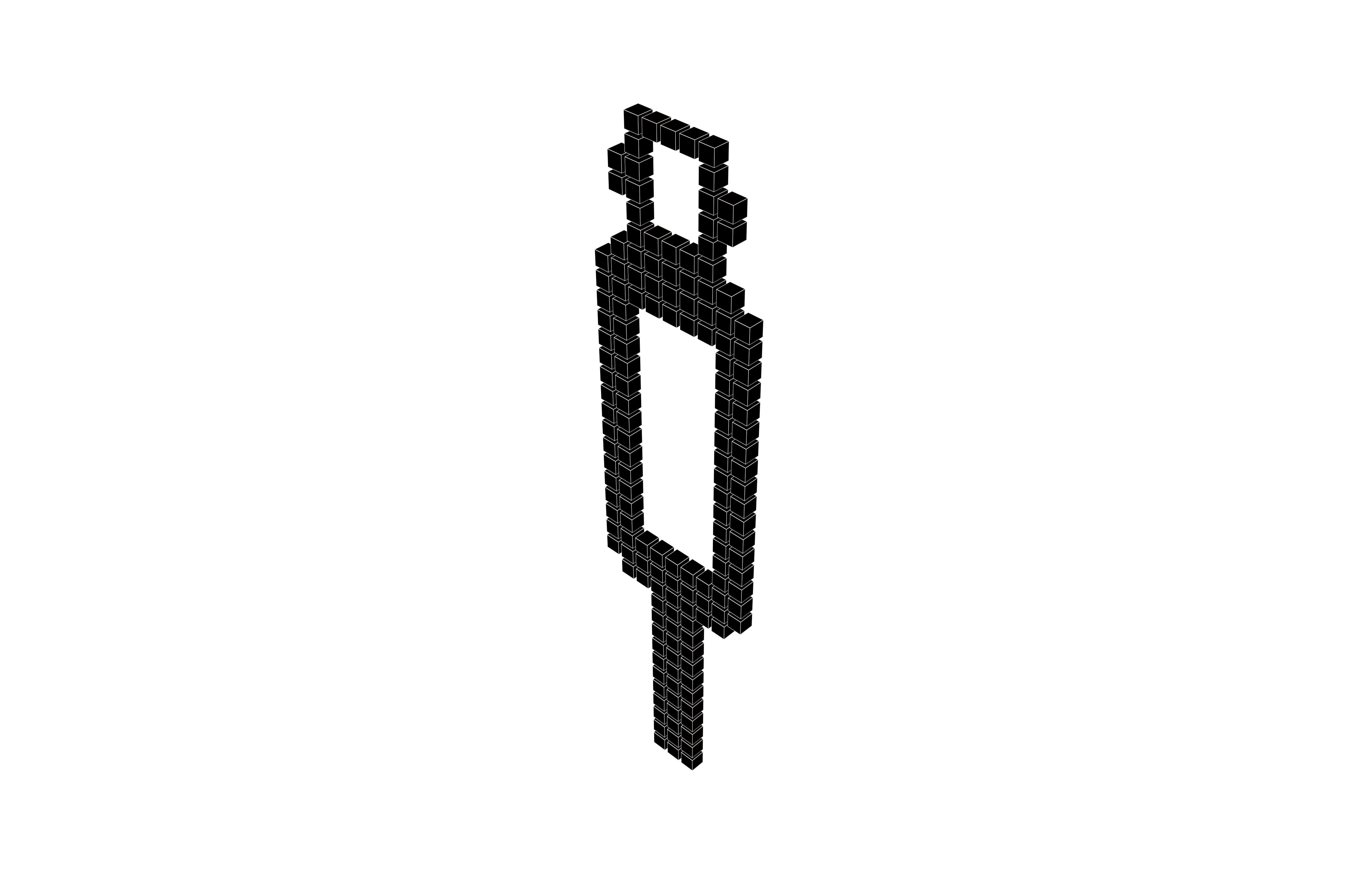 3D model Boy Symbol Cube Style v1 002 VR / AR / low-poly | CGTrader