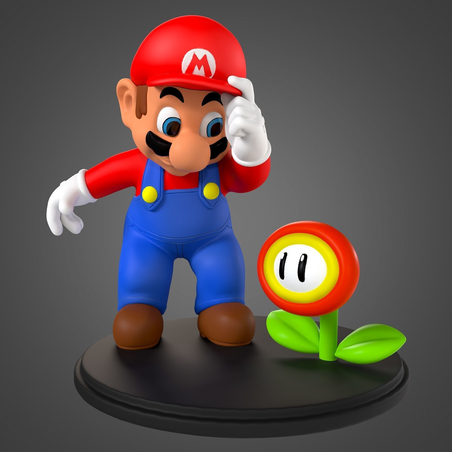 Mario for printing 3D model 3D printable | CGTrader