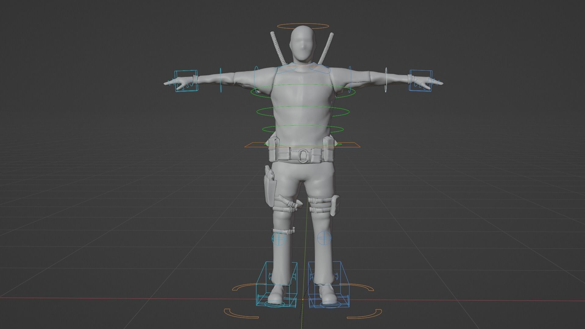 Deadpool 3D model rigged | CGTrader