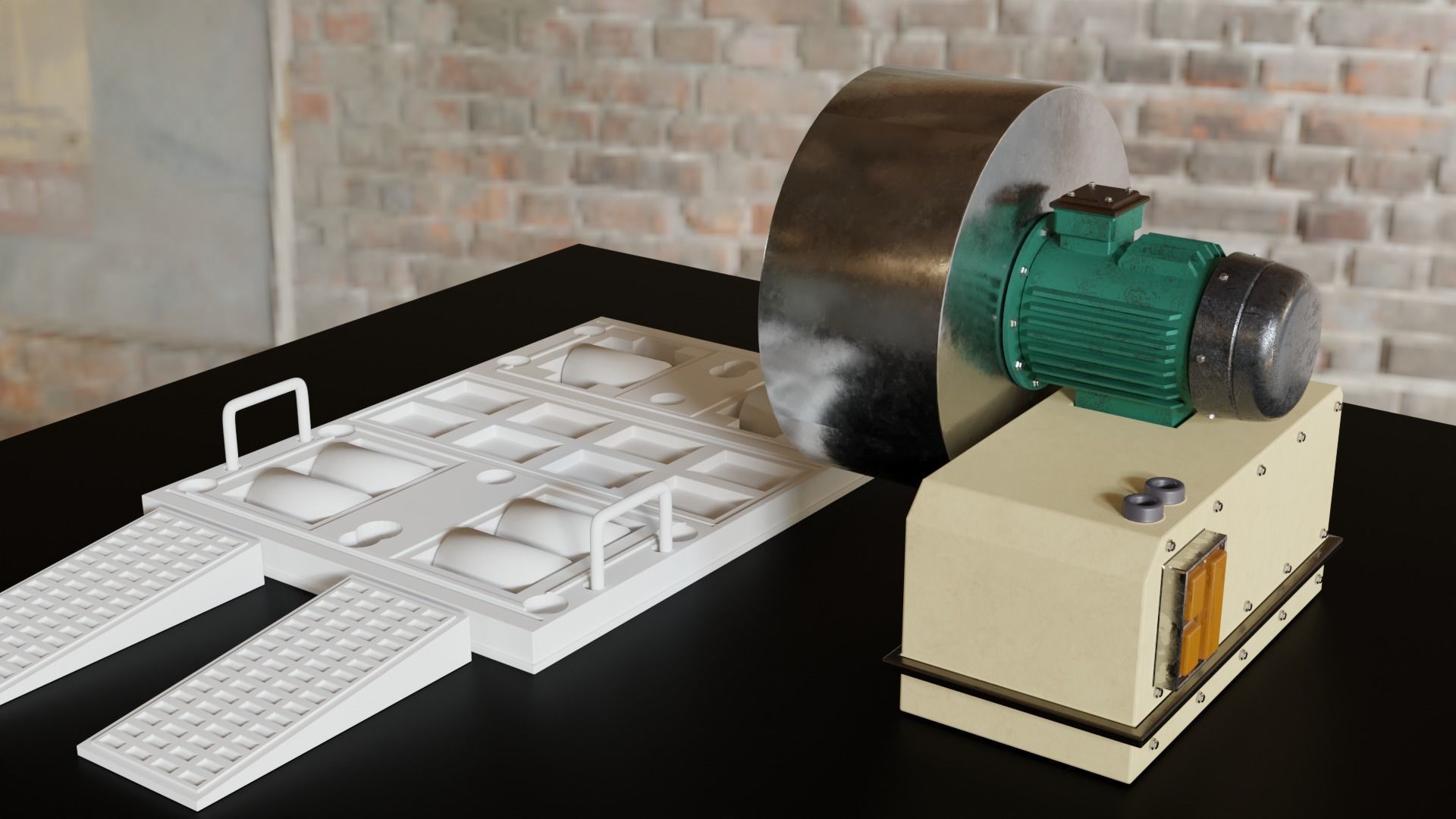1 64 printable fan exhaust dyno room 3D model 3D printable | CGTrader