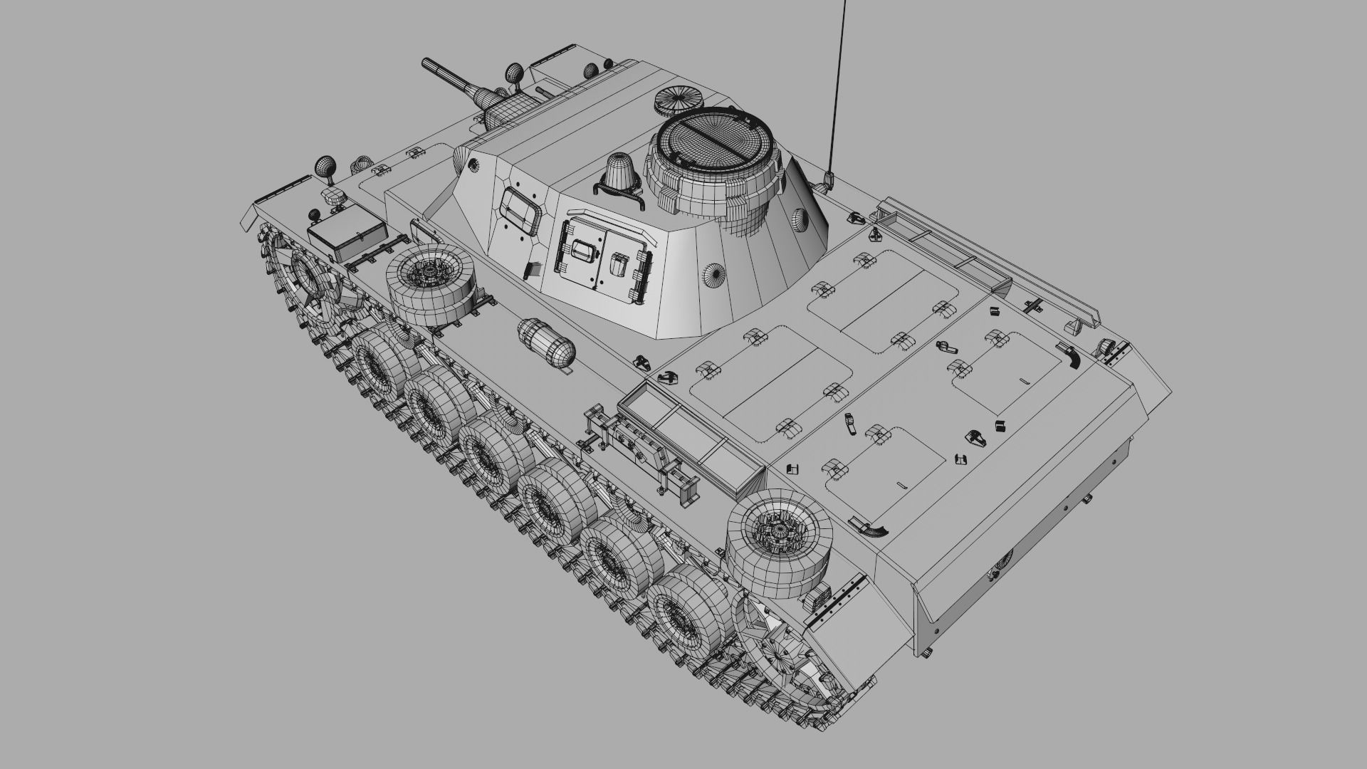 PzKpfw III - Panzer 3 Ausf E 3D model | CGTrader