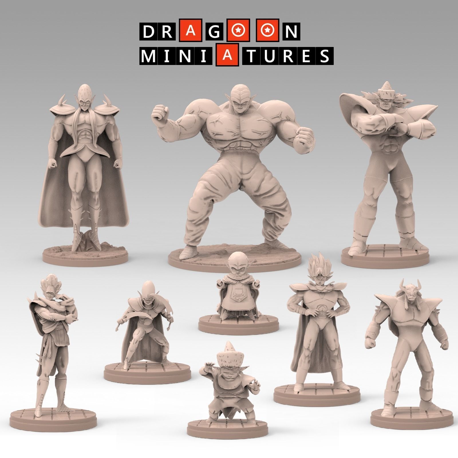 Term 8 - Garlick Demons Clan - Dragon Ball Miniatures 3D model 3D ...