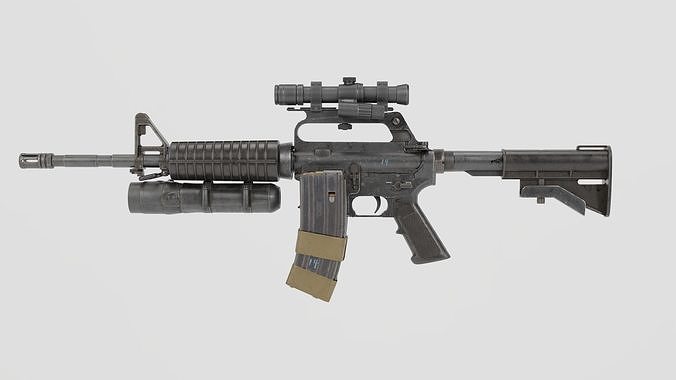 Assault Rifle 3D model | CGTrader