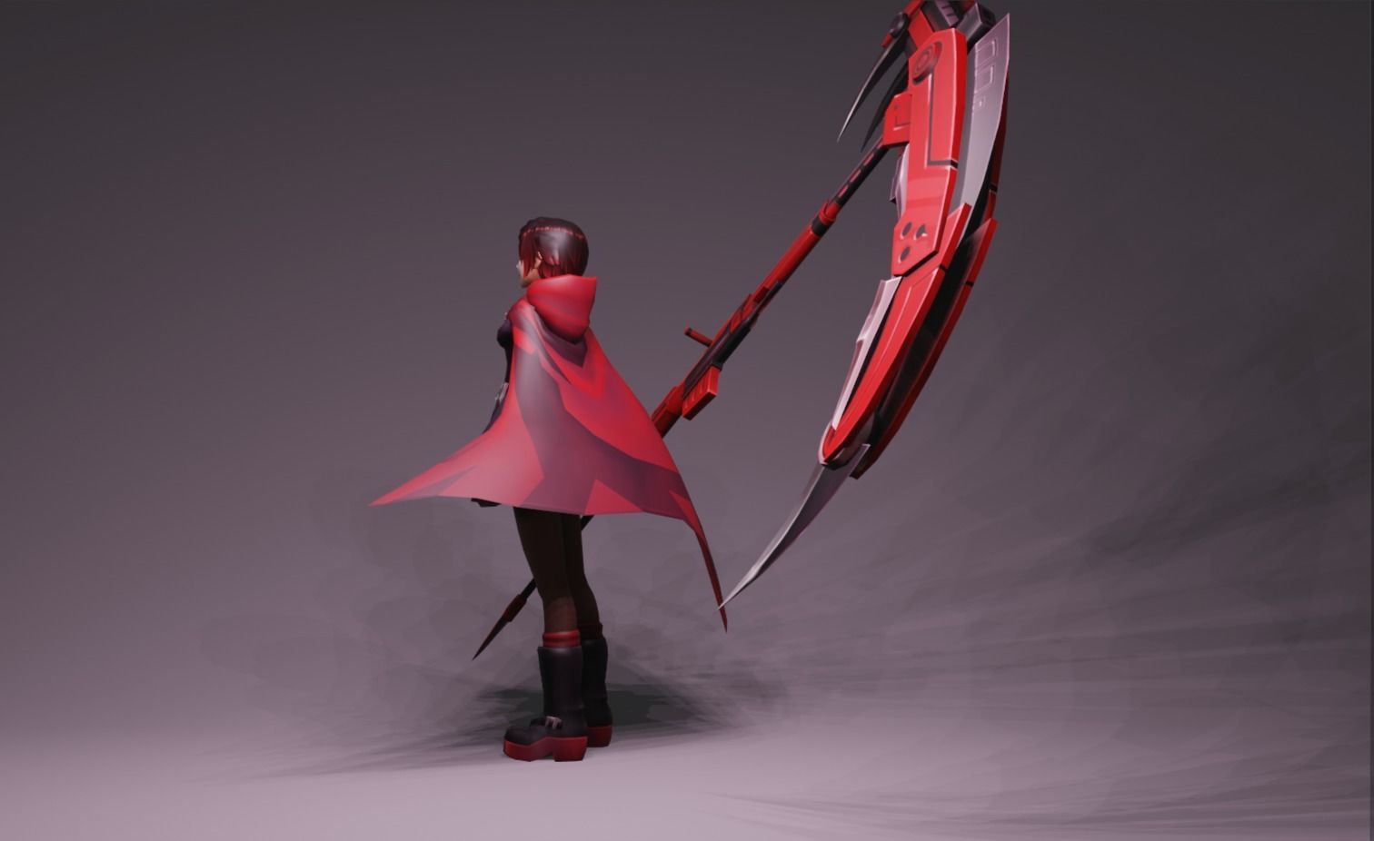Anime Character - Rose 3D model | CGTrader