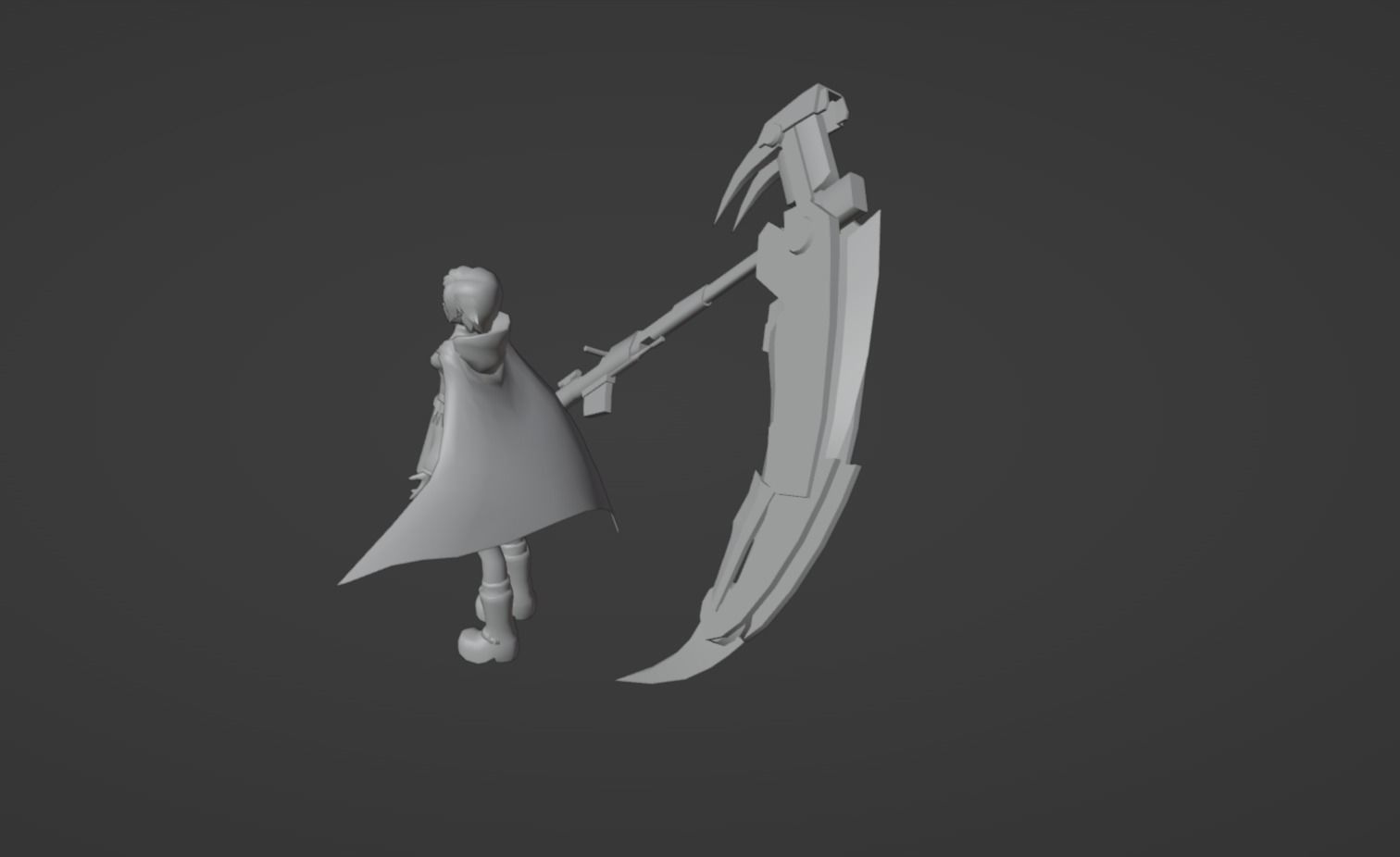 Anime Character - Rose 3D model | CGTrader