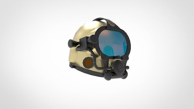 Diving helmet 3D model | CGTrader
