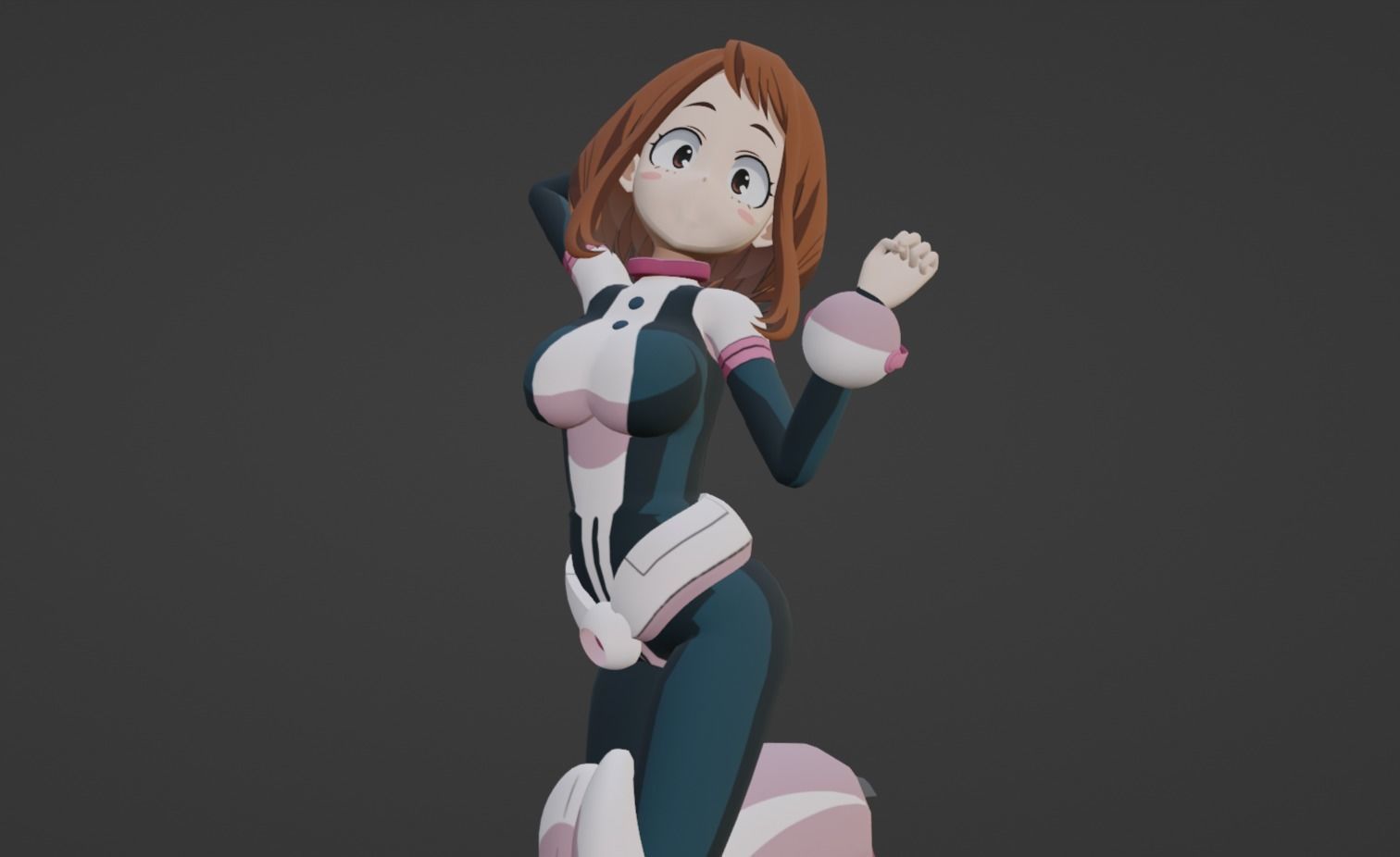 Anime Character - Uraraka Ochako 3D model | CGTrader