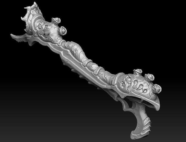 Alien musket 3d print 3D model 3D printable | CGTrader