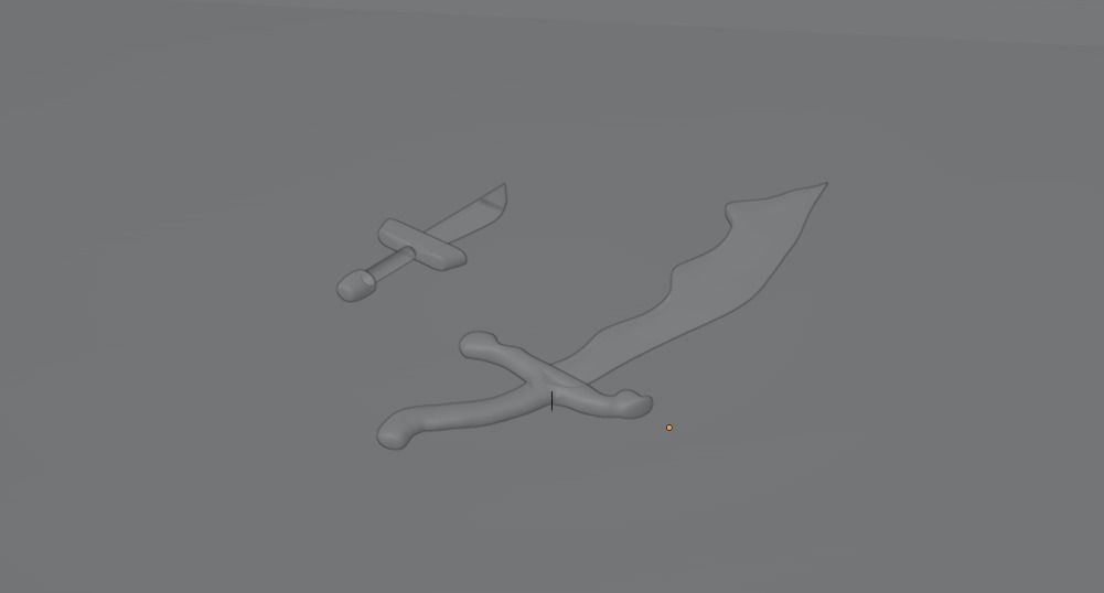 OSRS Dragon Scimitar and DDS 3D model | CGTrader