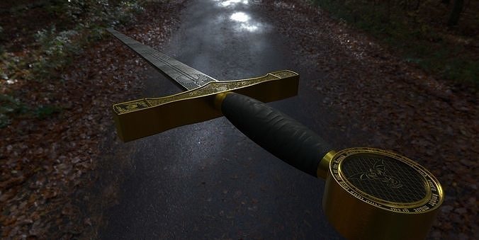Excalibur 3D model | CGTrader
