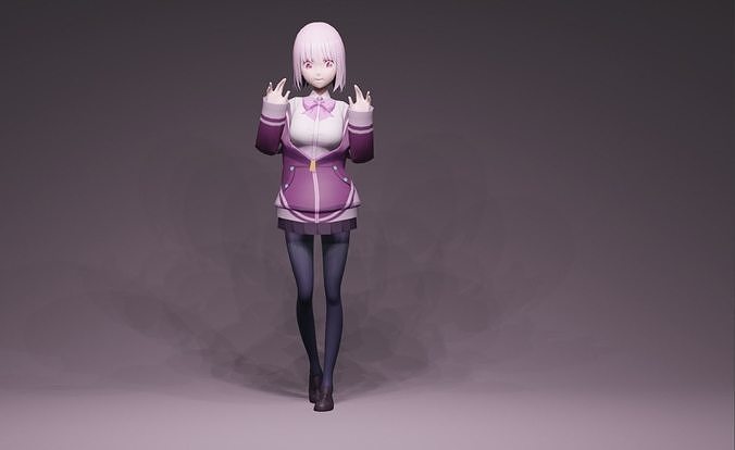 Anime Character - Akane Shinjo 3D model | CGTrader