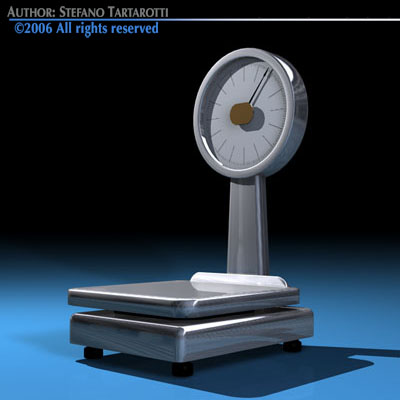 Balance scale 3D model | CGTrader