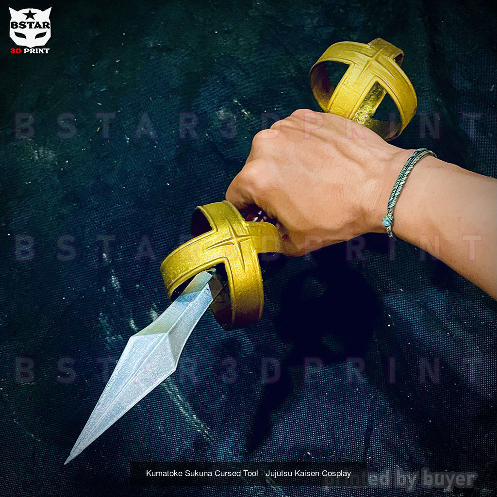 Sukuna Mask With Kumatoke Cursed Tool - Jujutsu Kaisen Cosplay 3D Model ...