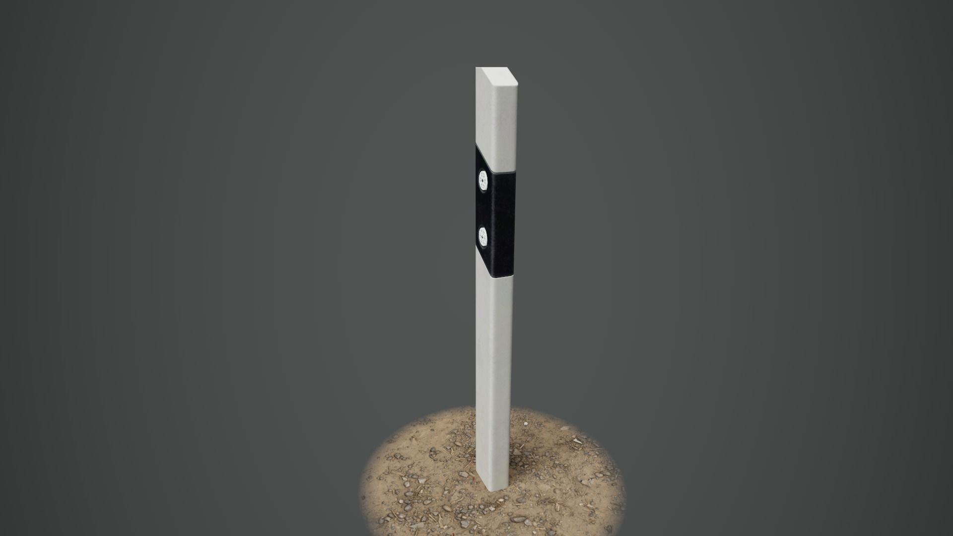 3D model Road Reflector Post 01 VR / AR / low-poly | CGTrader