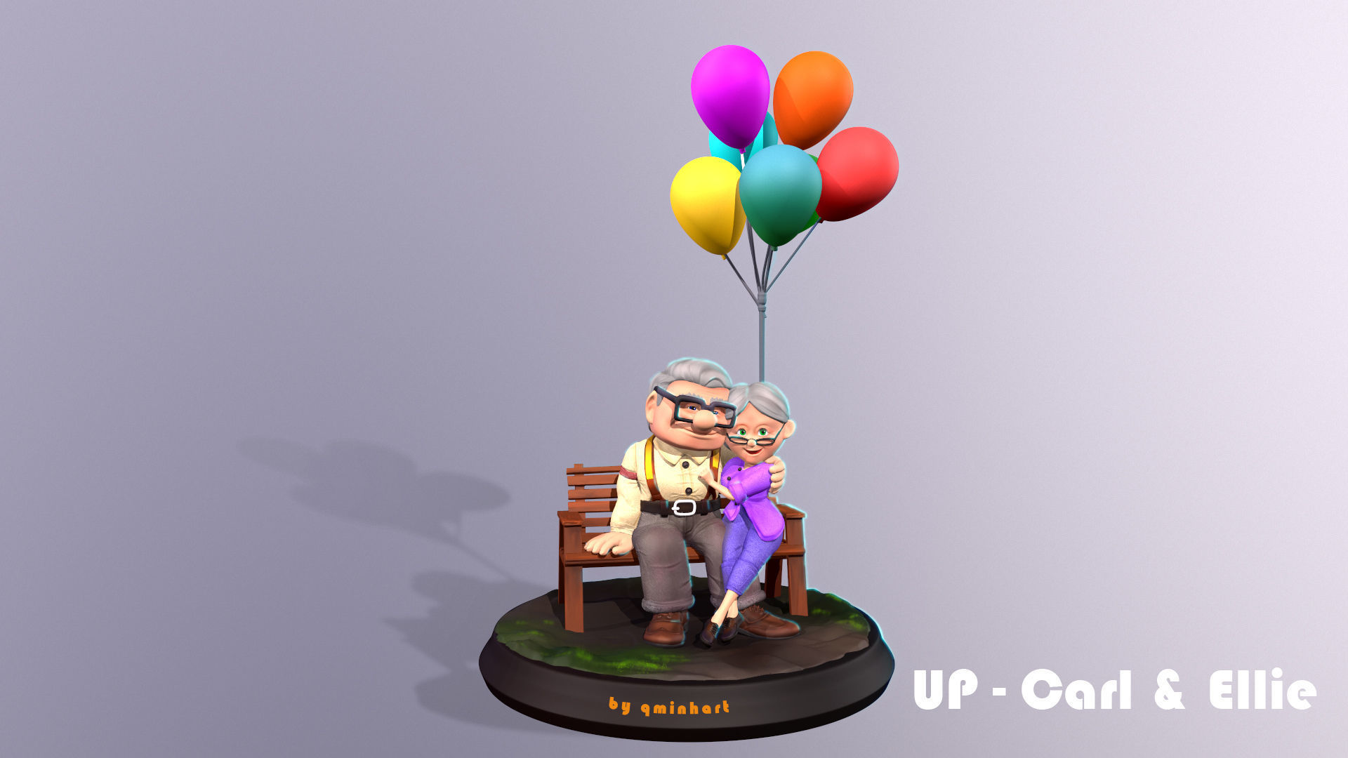 Carl And Ellie Stl For 3d Printing 3d Model 3d Printable Cgtrader
