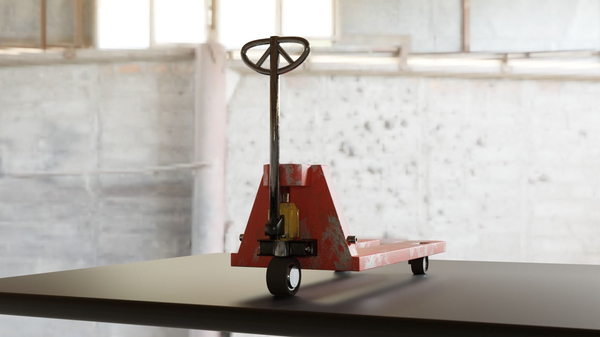 Simple pallet lifter free VR / AR / low-poly 3D model | CGTrader